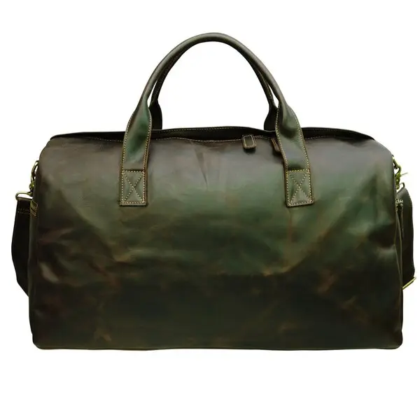 TOURI Genuine Leather Weekend Bag