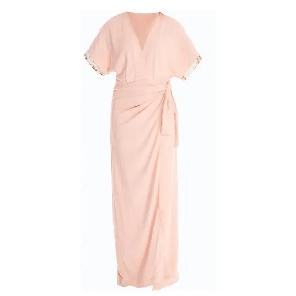 CARLTON JONES Long Wrap Dress