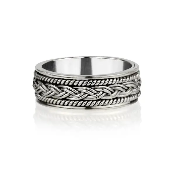 CHARLOTTE'S WEB JEWELLERY Celtic Spinning Ring - Silver