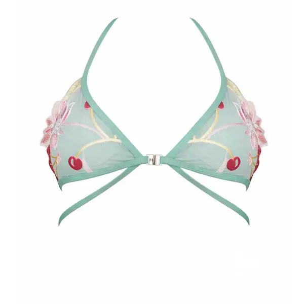 IVY SWIMWEAR Jessica Lace Bikini Top - Green