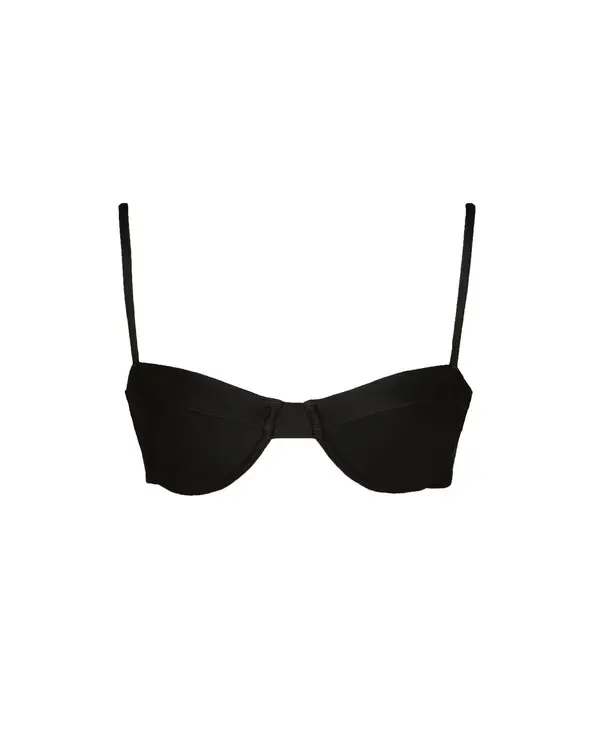 MERIDIAN SWIMWEAR Solstice Underwire Bikini Top - Black