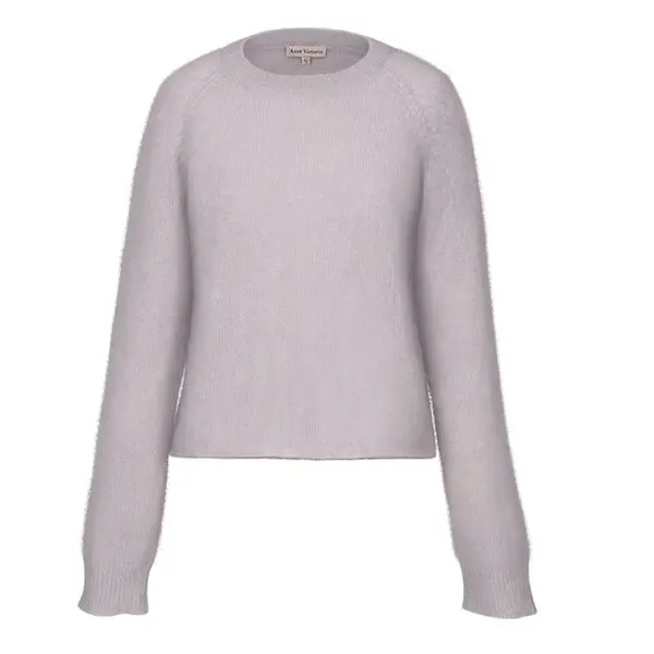 ANSE VICTORIN Elaine Silk Cashmere Pullover - Grey