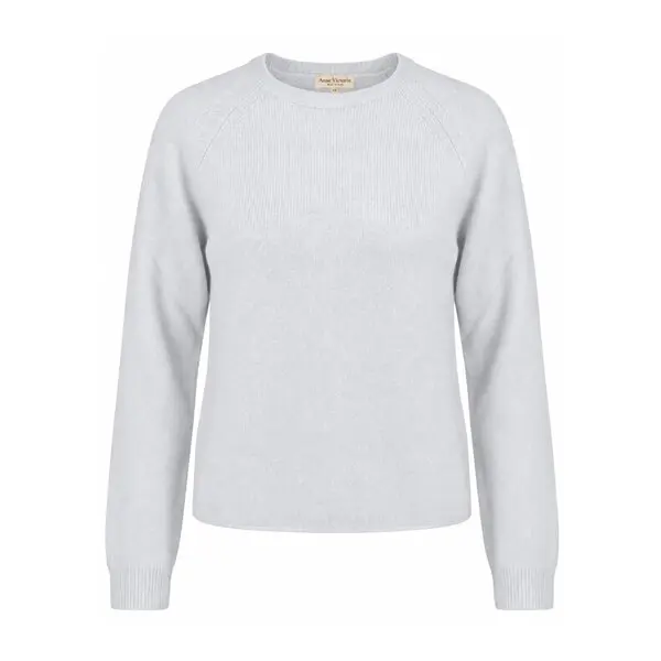 ANSE VICTORIN Elaine Silk Cashmere Pullover - Grey