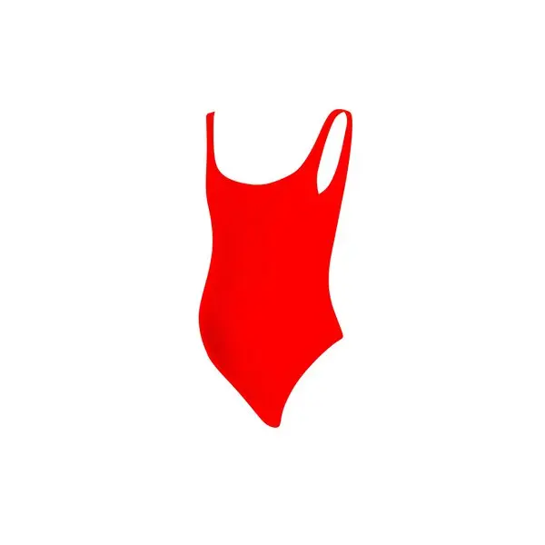 THE KOOZY Maternity Chani Bodysuit - Red