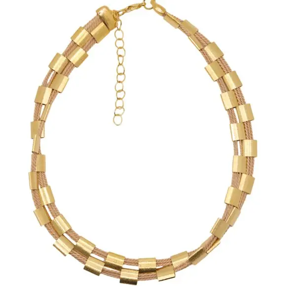 NART NATURE MAKING ART The Chain Buriti Necklace - Gold