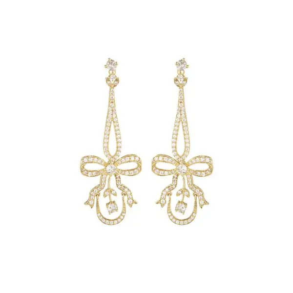 STEPHANIE BROWNE AUSTRALIA Bridget -plated Crystal Earrings - Gold