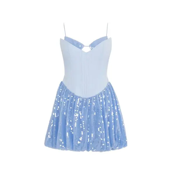 HERFETCH Elsa Mini Dress - Blue