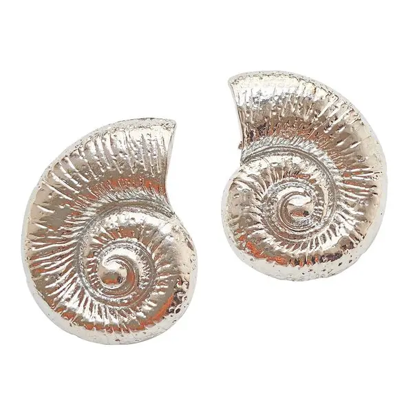 SMILLA BRAV Aleyna Shell Earrings - Silver