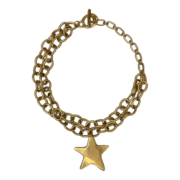 SCCOLLECTION Gia Star Pendant Necklace - Gold