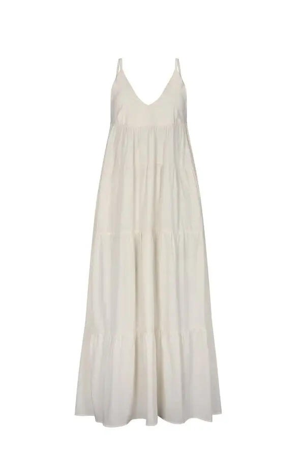 NELBLU Neutrals Tiempos Maxi Dress