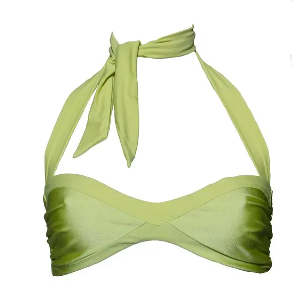 MARQUISE SWIM Gisele Chayote Multi-way Bikini Top - Green
