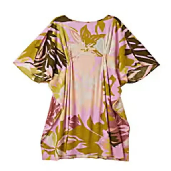 Saachi Multicolor Floral Kaftan Maxi - White
