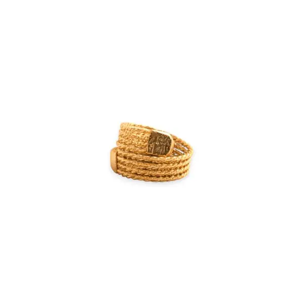 ORIAKU STUDIO Kunda Braided Ring - Gold