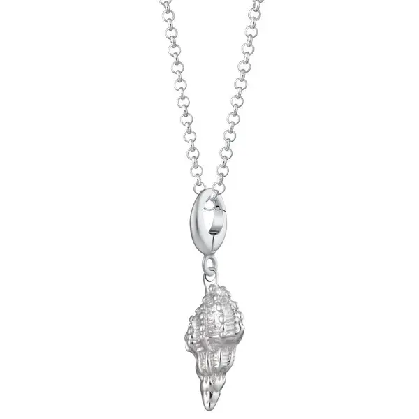 LILY CHARMED Sterling Conch Shell Charm Necklace - Silver