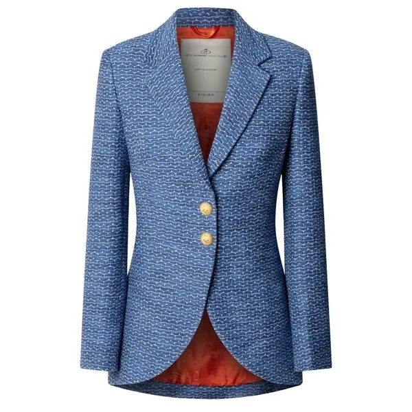 THE EXTREME COLLECTION Tailored Blazer With Gold Button Detail