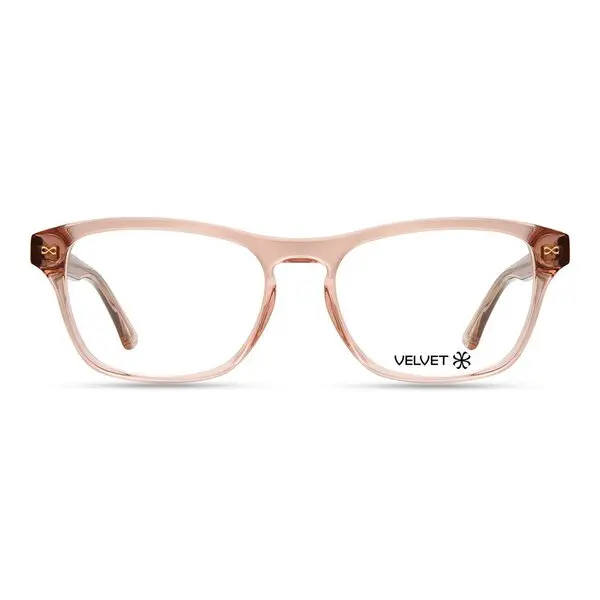 VELVET EYEWEAR Square Optical Style Billie - Pink