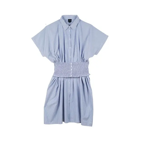 LO NEEL Organic Cotton Detachable Belt Dress