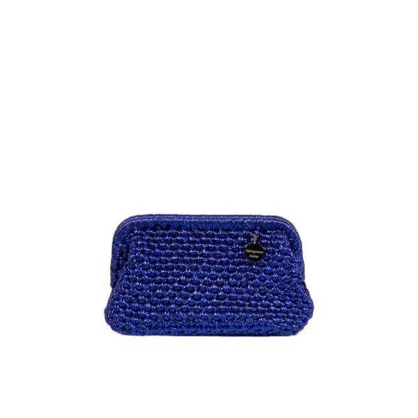 SPRINGMOONATELIER Metallic Crochet Handbag