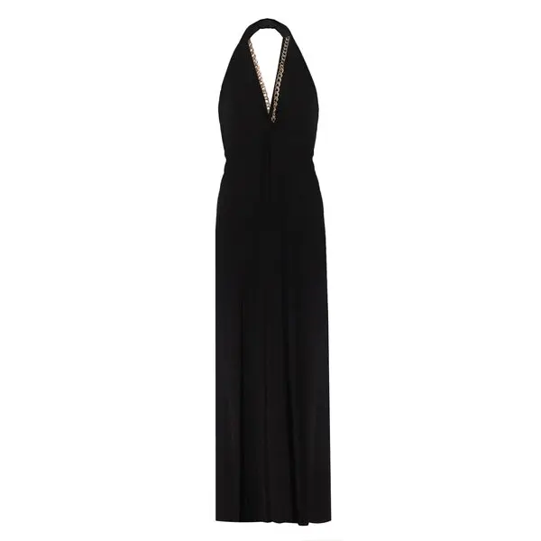 N'ONAT Golden Chain Maxi Dress - Black