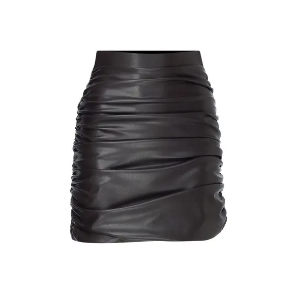 NAZLI CEREN Chels Ruched Mini Skirt