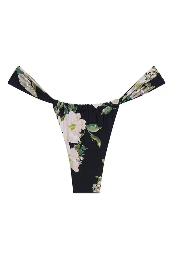 MONTCE Liz Floral Sandra Bikini Bottom - Brown
