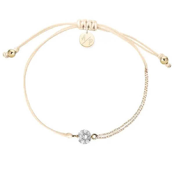 ADRIANA PAPPAS DESIGNS Cz Solitaire Bracelet - Yellow