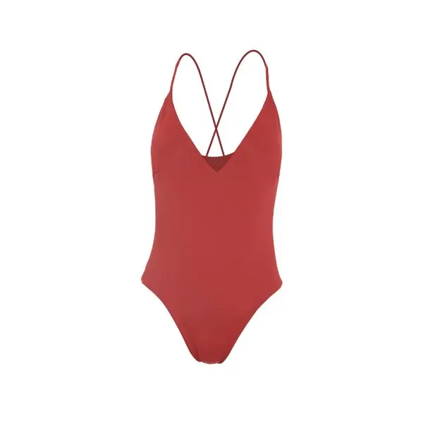 Rêve De Rive Fia One-piece Swimsuit - Red