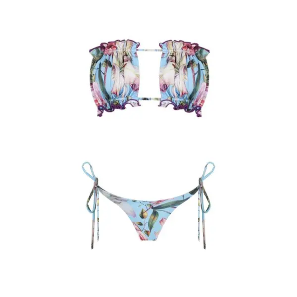 NUR KARAATA Bikini Set - Blue
