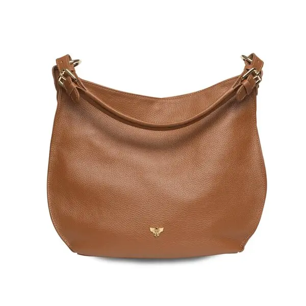 APATCHY LONDON Leather Hobo Bag - Brown
