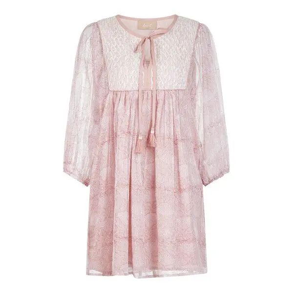 LIMINAL Nora Tunic Dress - Pink