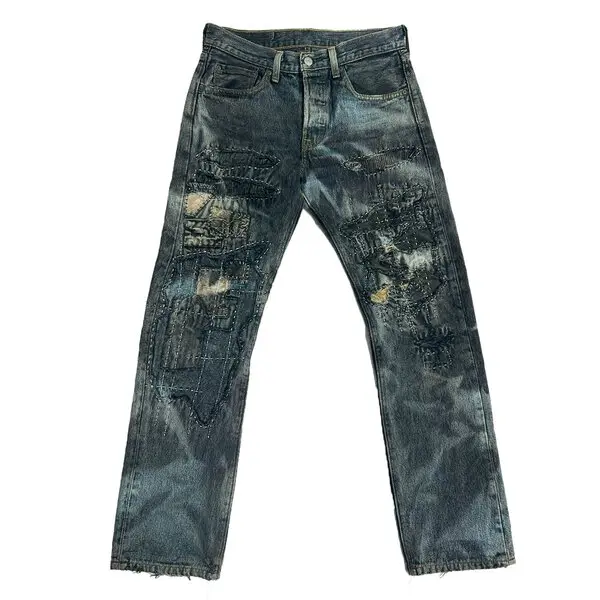 ZASTASTUDIO Carbon Clash Denim Pants