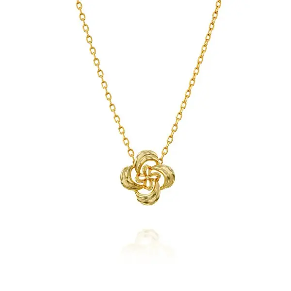 SEREIA OFFICIAL Camilla Monogram Necklace - Gold