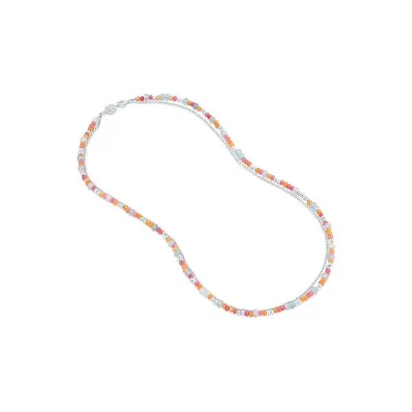 DOWER & HALL Calypso Orissa Necklace - Silver