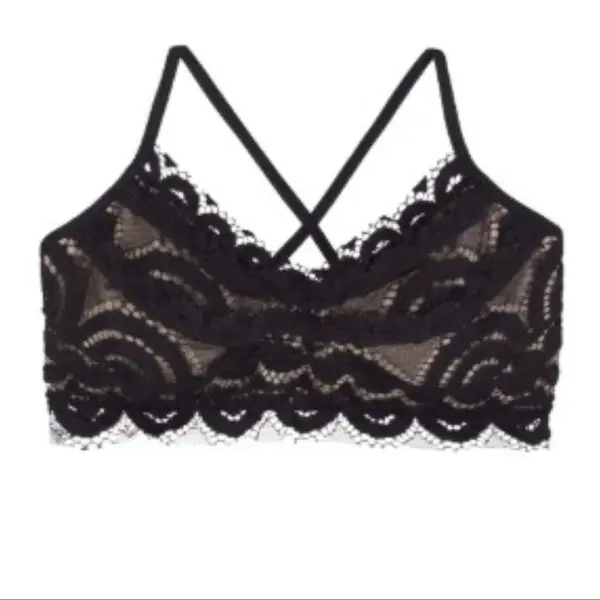 PQ Midnight Lace Bralette - Black
