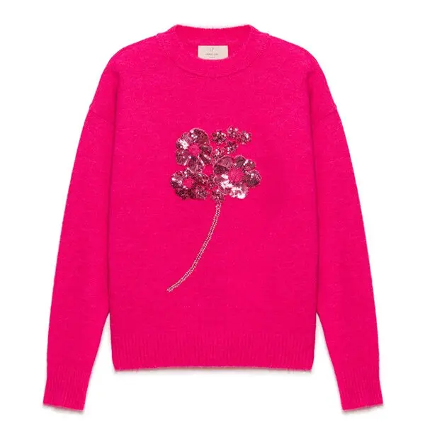 PERALUNA Lorna Beaded Knit Jumper