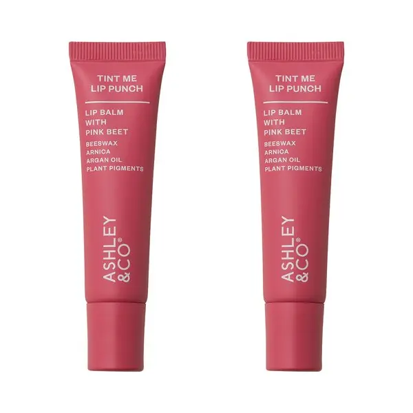 ASHLEY & CO Tint Me Beet Lip Punch Tinted Lip Balm Duo - Pink