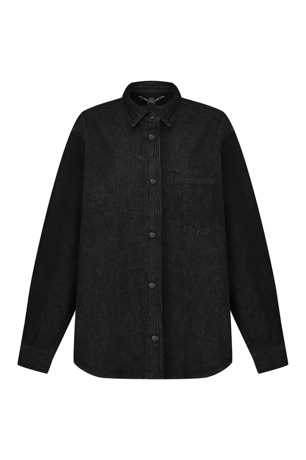 GOC DENIM Oversized Denim Shirt