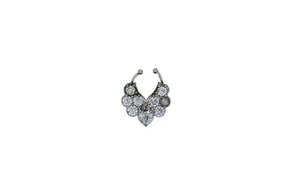 VICKISARGE Sheesh Septum Nose Piece - Silver