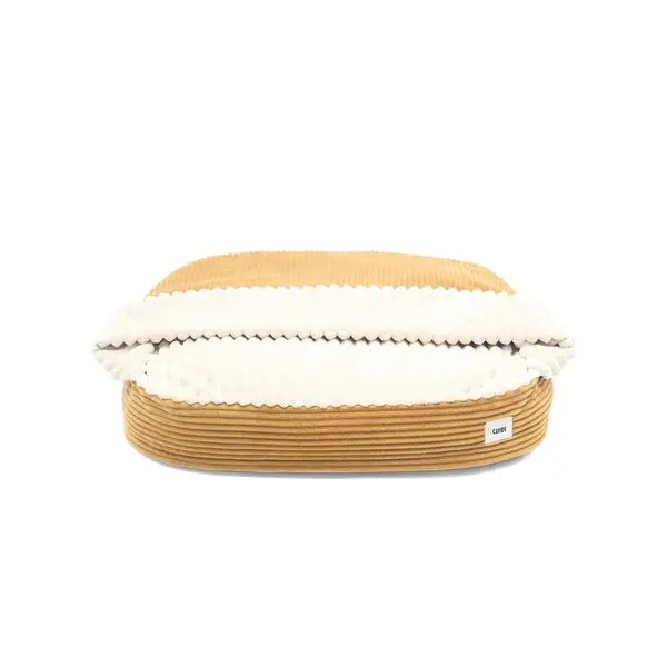 CAFIDE Hooded Corduroy Dog Bed