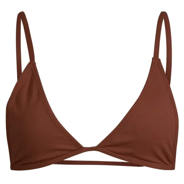 MINIMALE ANIMALE Mirage Triangle Bikini Top - Brown