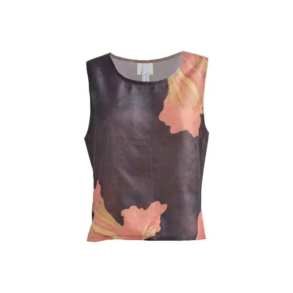 MANUELA CABRALES Muscifera Sleeveless Top