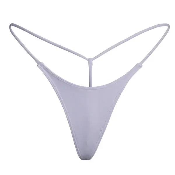 MINIMALE ANIMALE G Money Thong Bikini Bottom - White