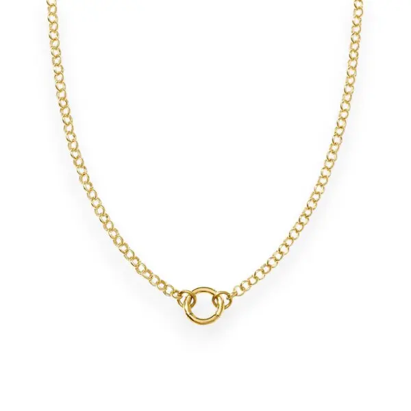 ALEXIE OF ATHENS Rolo Charm Chain - Gold