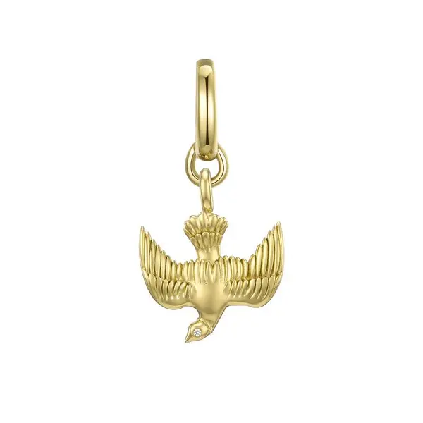 UNLEASH CPH Companion Eternity Charm With Crystal - Gold