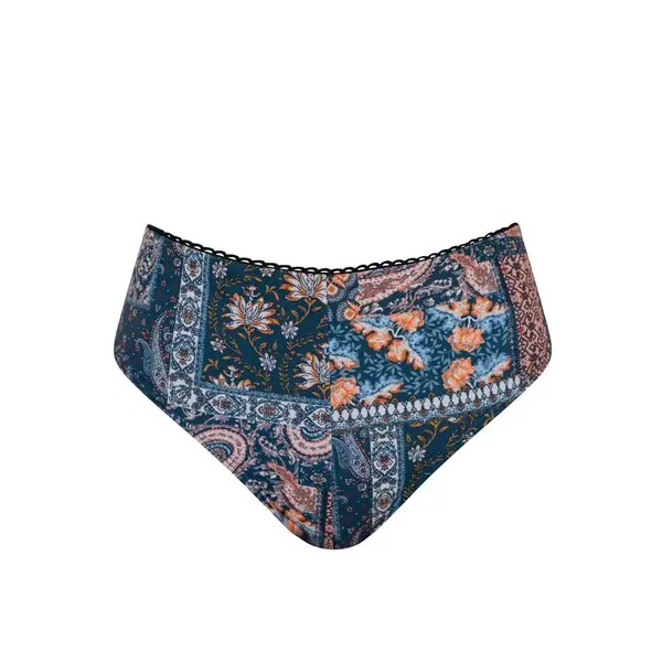 IVY SWIMWEAR India Printed Bottom - Black
