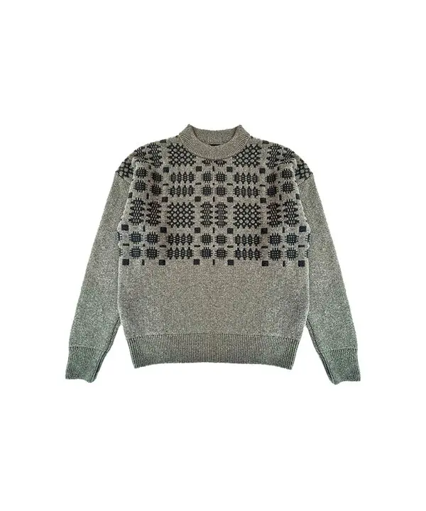 MABLI Lambswool Gansey With Jacquard Pattern