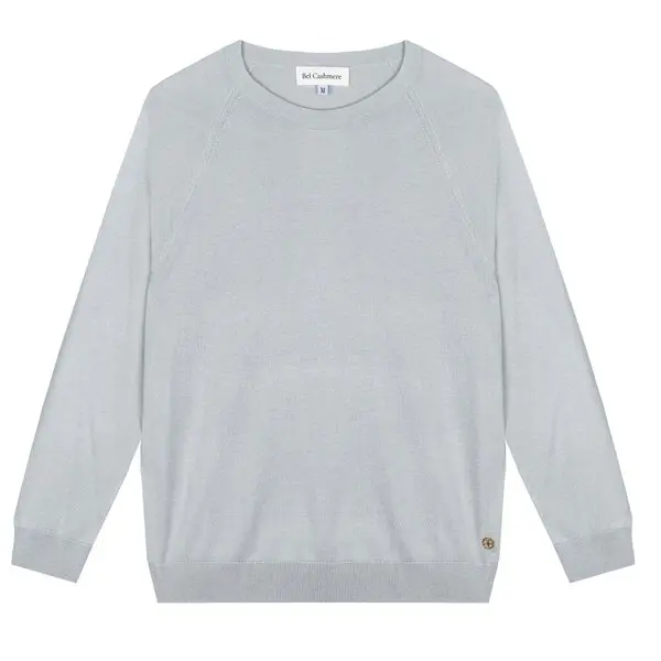 BEL CASHMERE Chelsea Cashmere And Silk Sweater - Grey