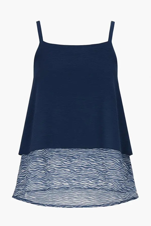CONQUISTA Printed High-low Top