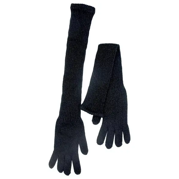 MAISON BOGOMIL Knitted Opera Gloves - Black