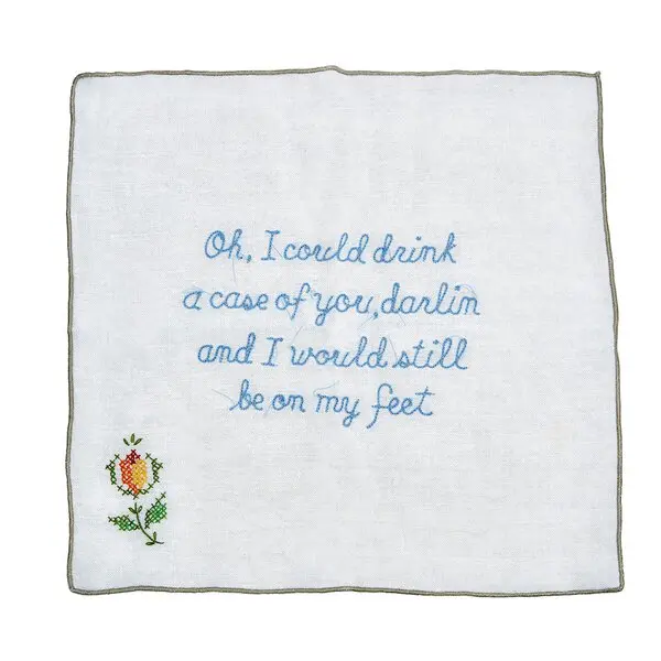 CARTOGRAPHY Neutrals / A Case Of You Vintage Cotton Linen Textile - White